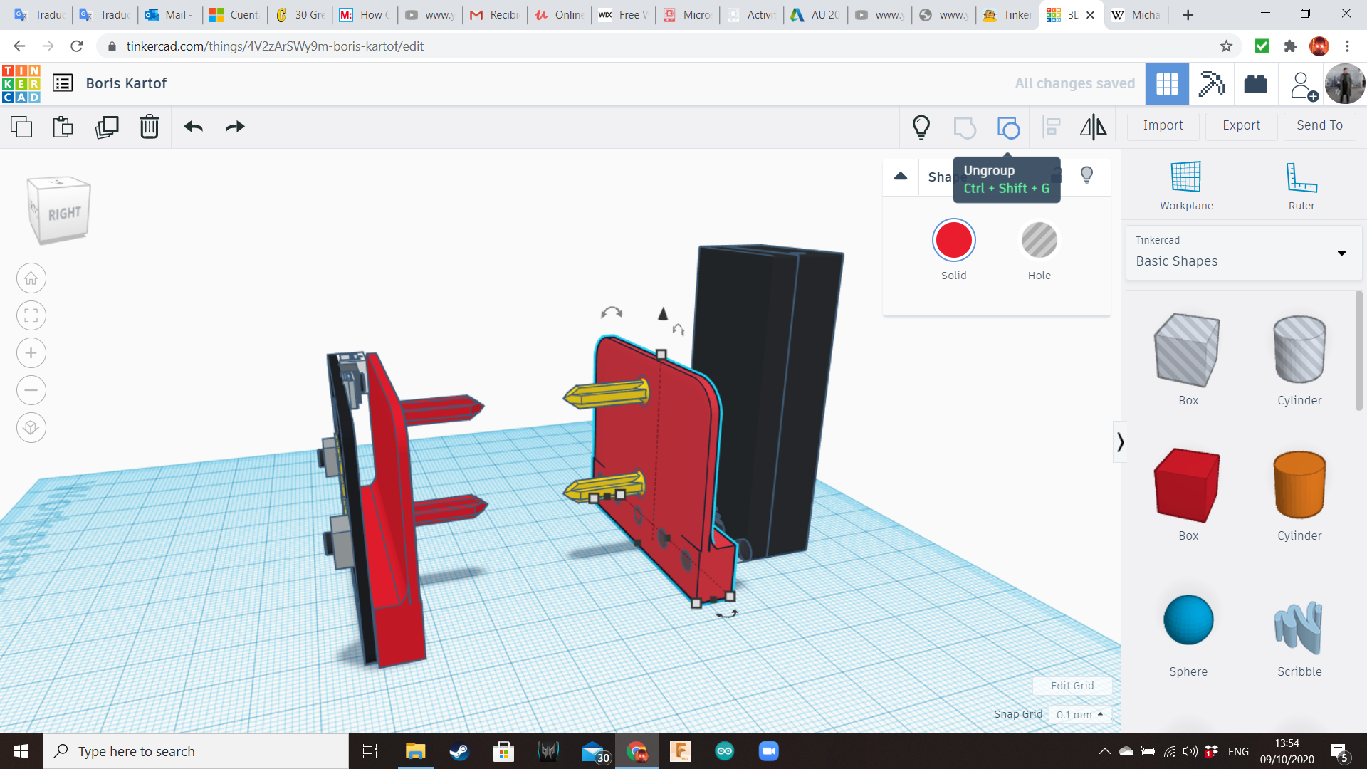 Tinkercad + Micro:bit Robotics for School: "I Love Kartof" Robot! : 17 ...