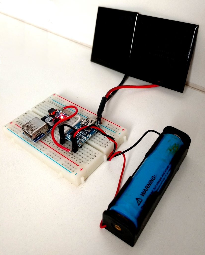 Solar Charged Battery Powered Arduino Uno 7 Steps With Pictures