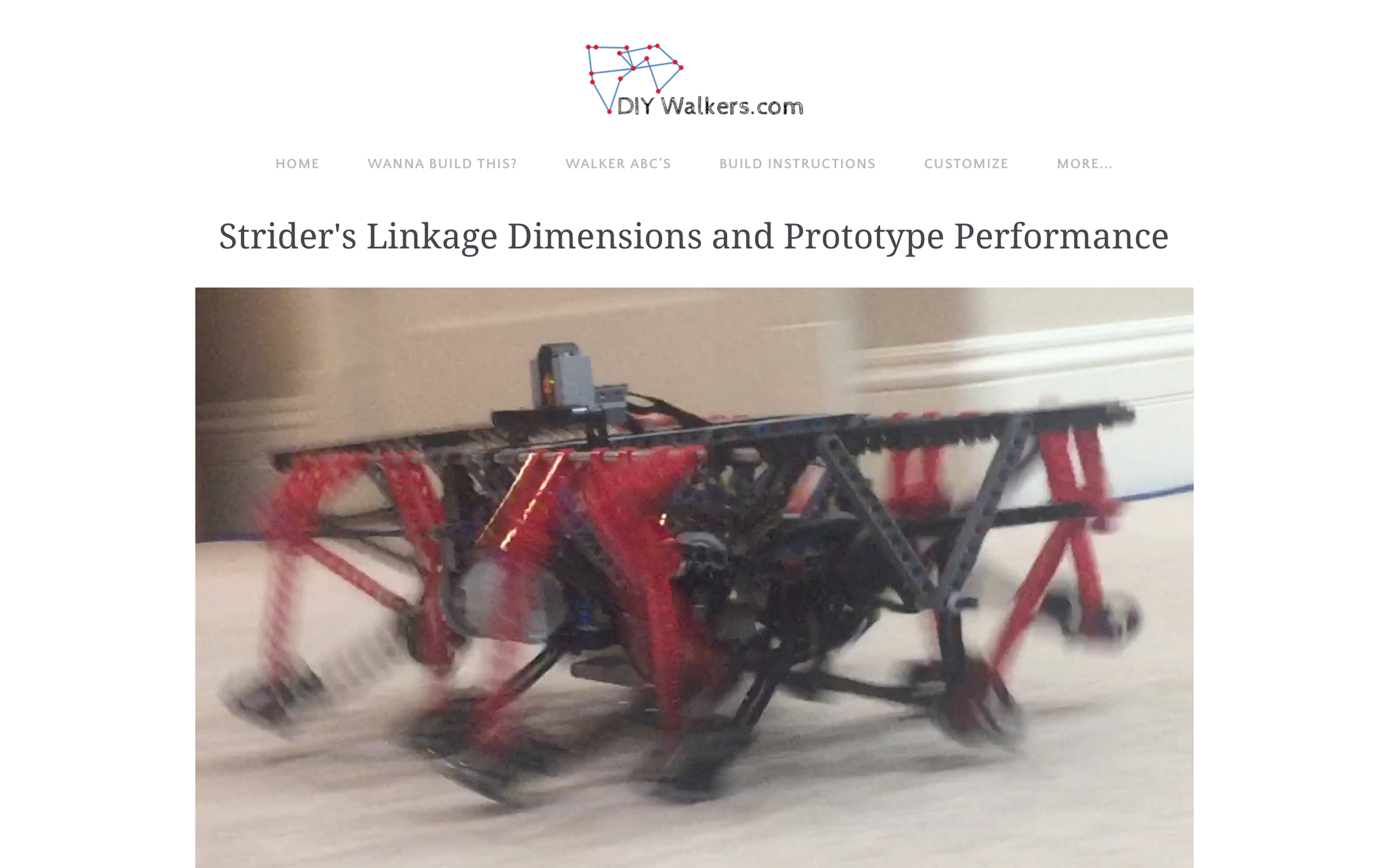 Strider Camera Robot : 37 Steps (with Pictures) - Instructables