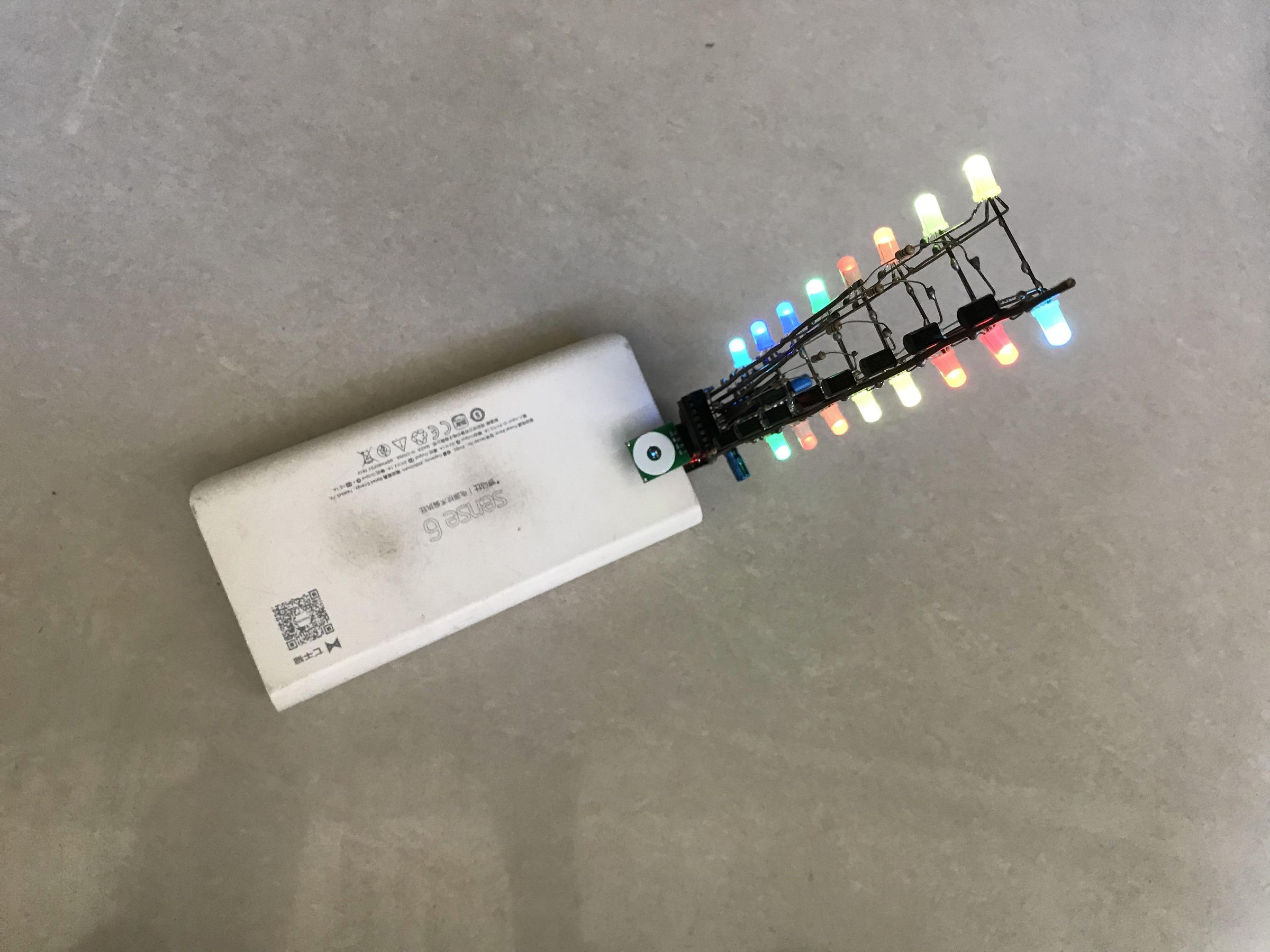 Rainbow Led Circuit Sculpture : 5 Steps (with Pictures) - Instructables