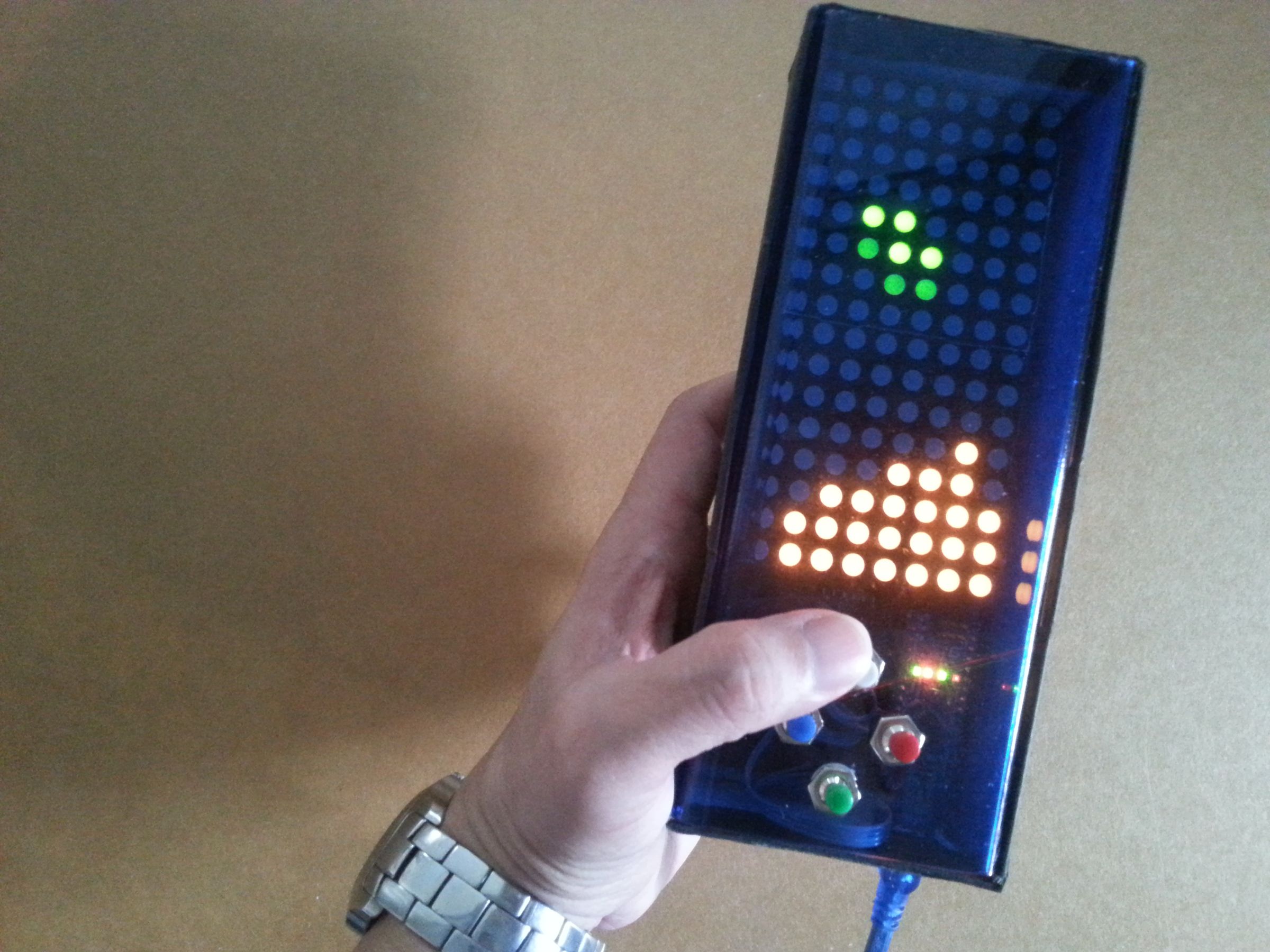 Arduino Based Bi-color LED Matrix Tetris Game : 4 Steps (with Pictures ...