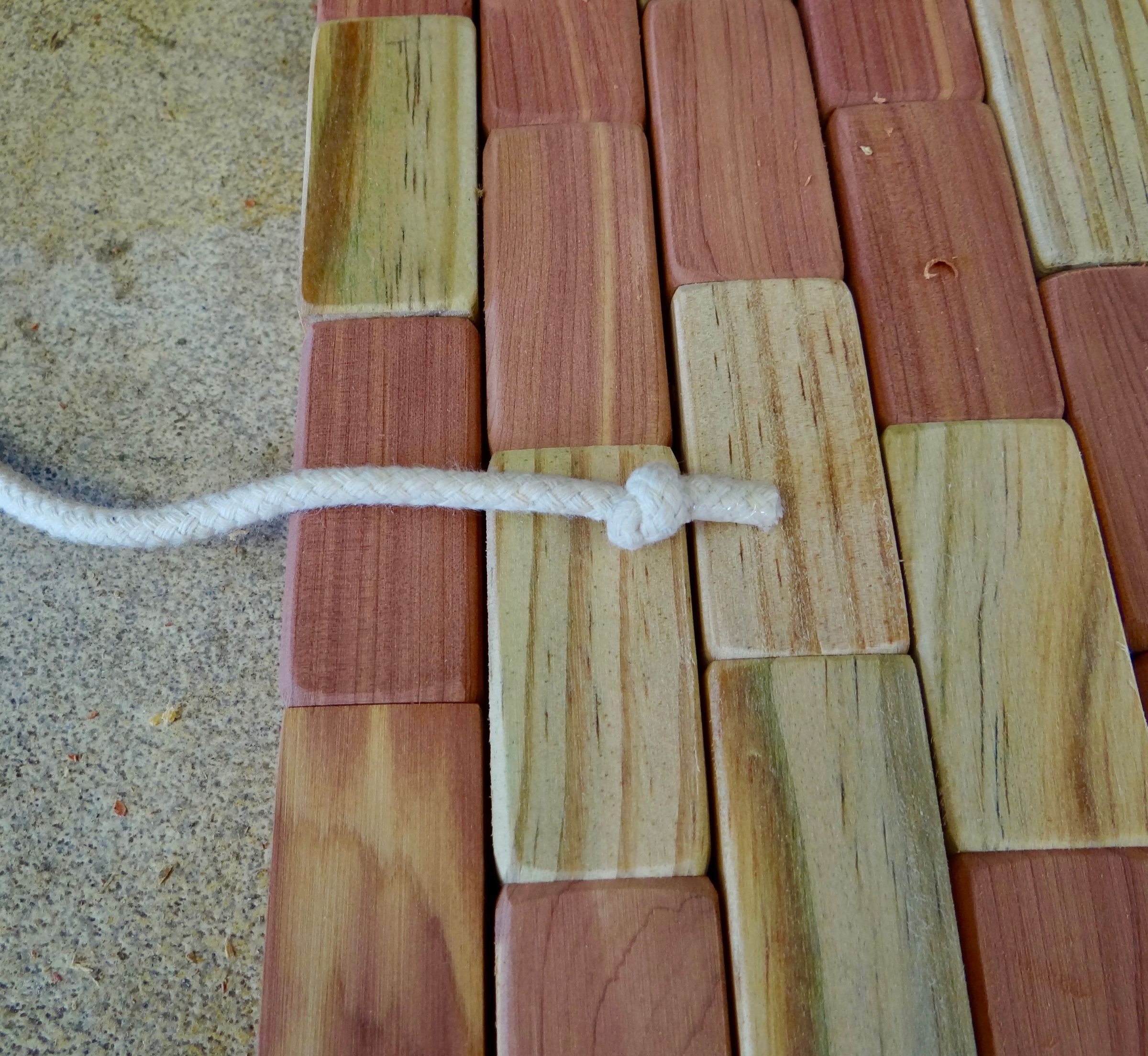 Mosaic Wooden Rope Mat : 8 Steps (with Pictures) - Instructables