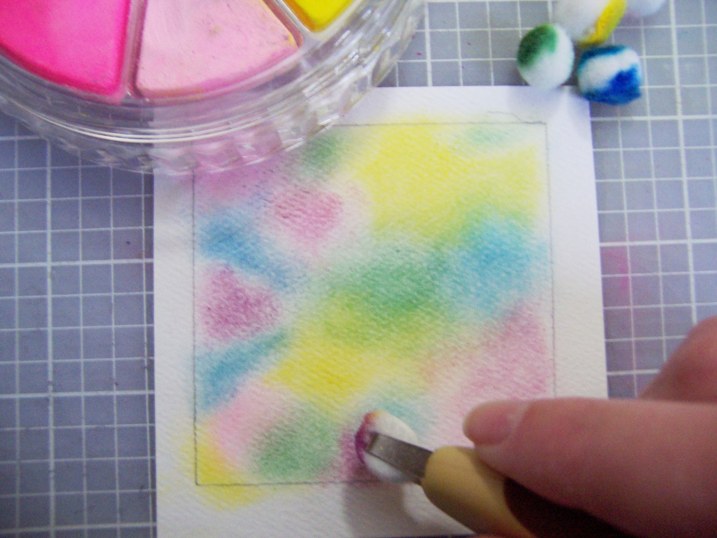 How to Use Heat Embossing and Chalk on Your Cards : 13 Steps ...