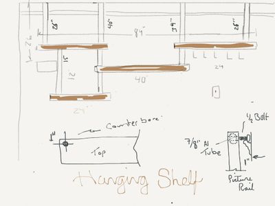 Build a Hanging Shelf System : 7 Steps (with Pictures) - Instructables