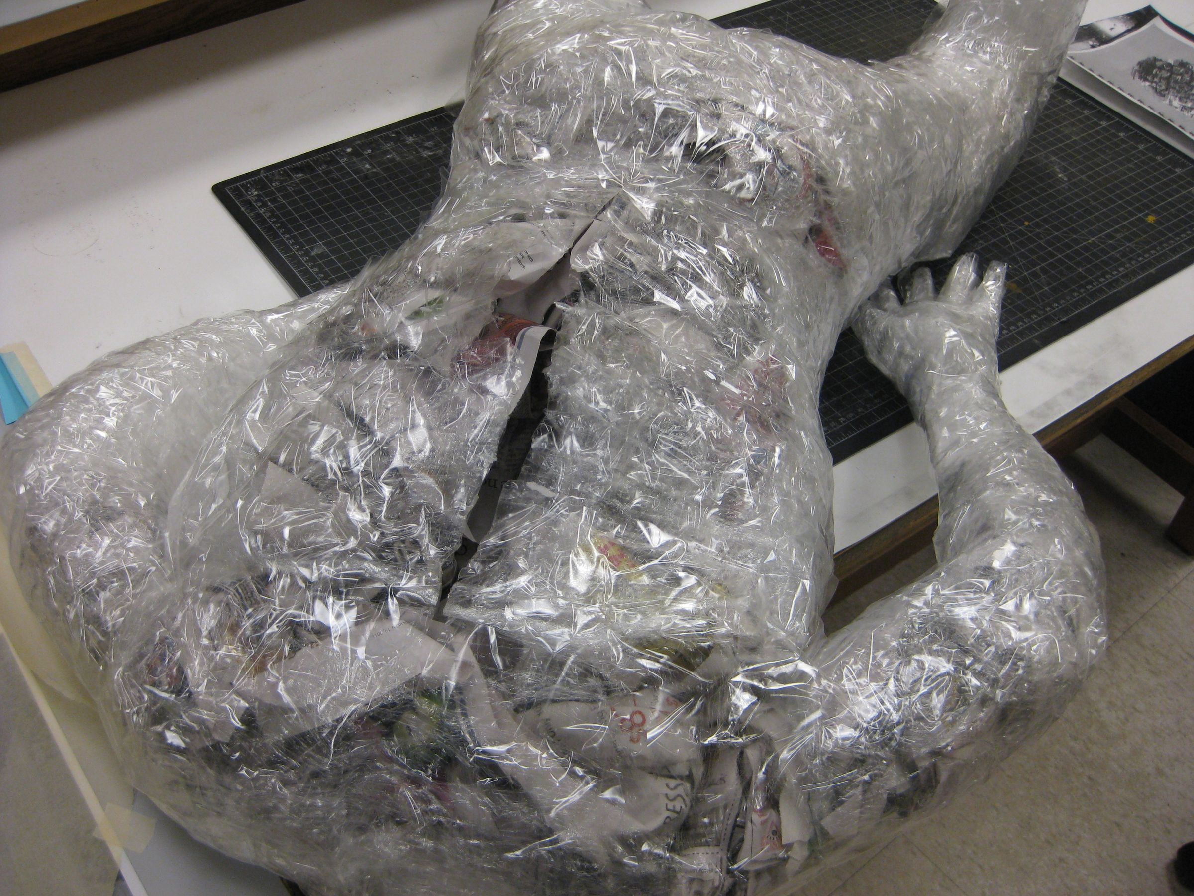 How to Make a Human Tape Sculpture : 8 Steps (with Pictures ...