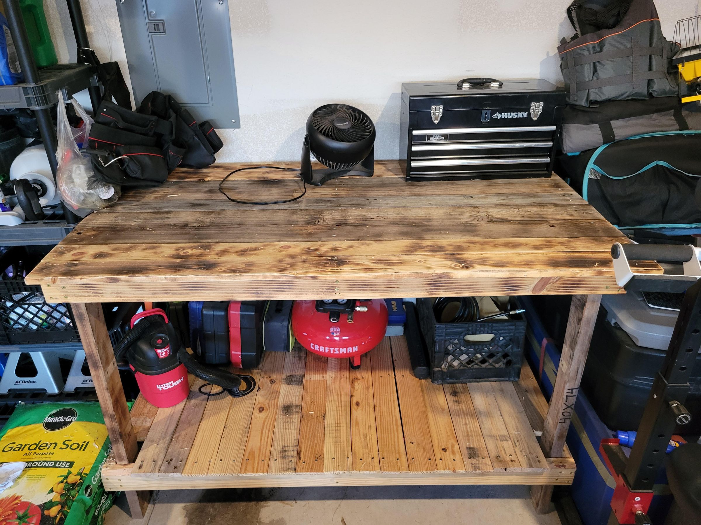 Pallet Workbench : 7 Steps (with Pictures) - Instructables