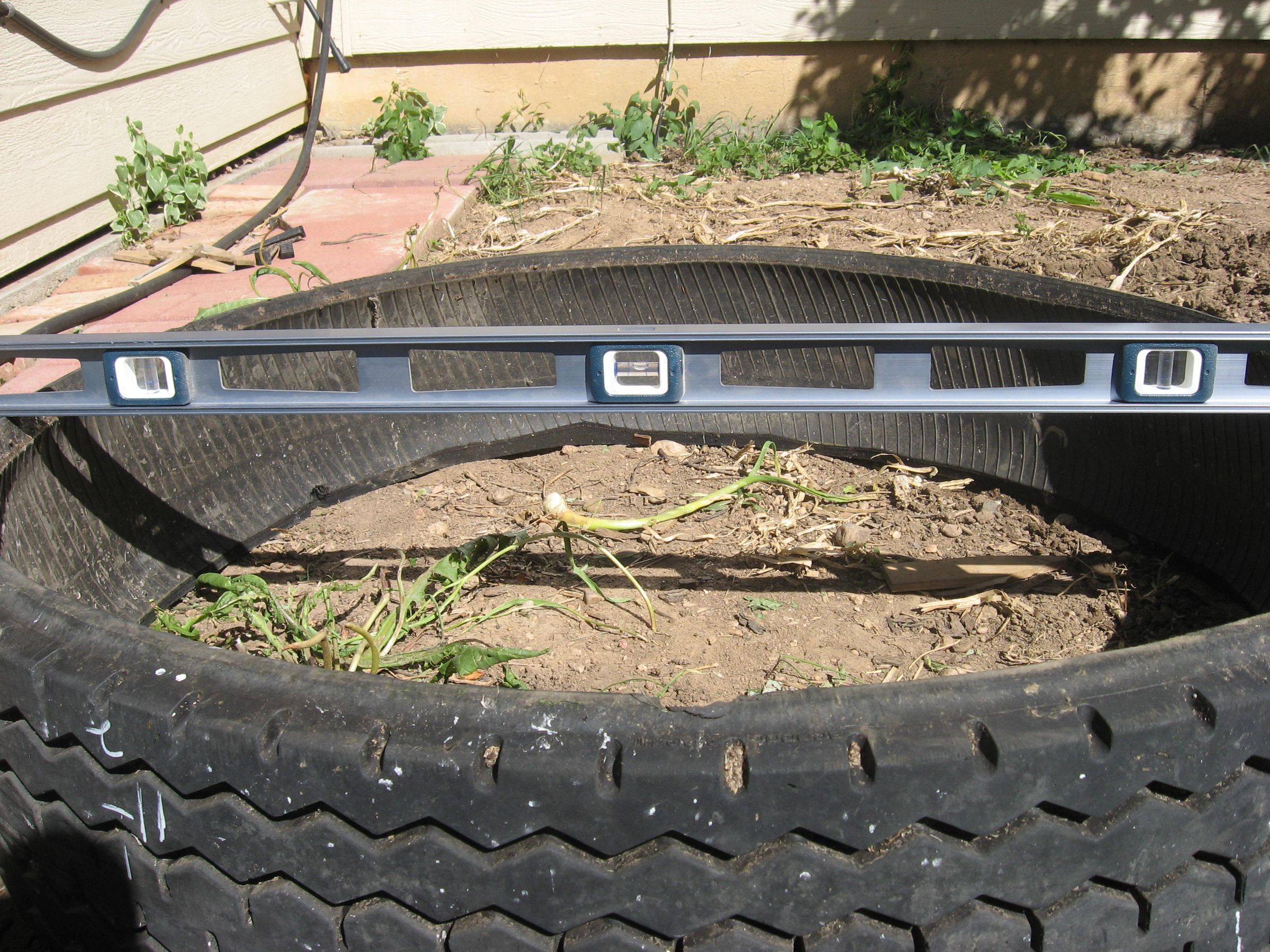 Build a Raised Bed Garden From Tires : 9 Steps (with Pictures ...