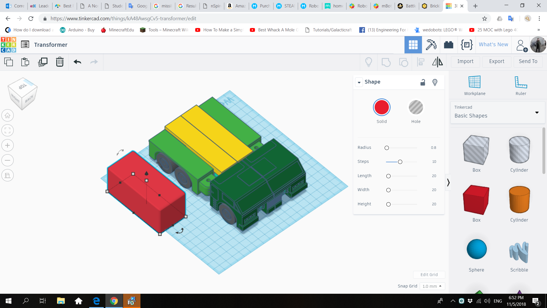 Creating a Transformer With Tinkercad : 15 Steps (with Pictures ...
