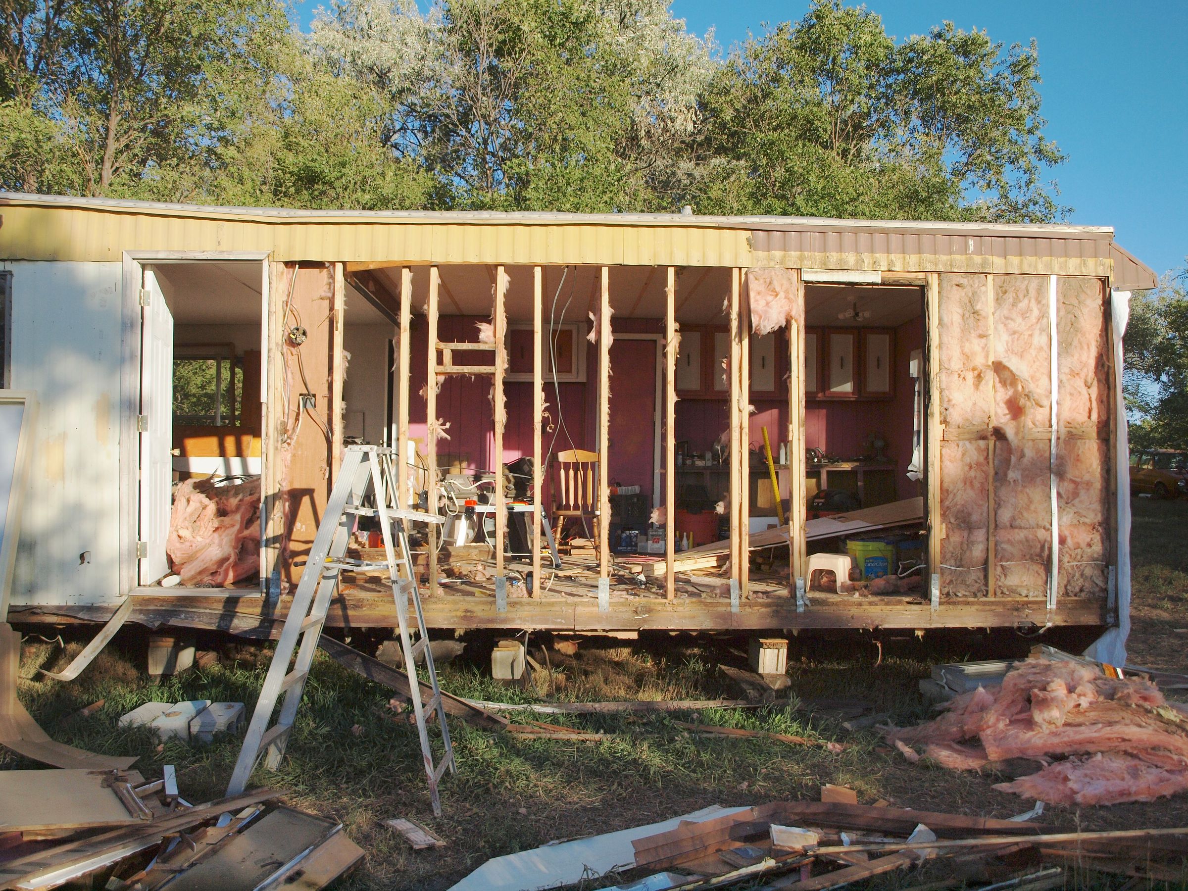Turning a Trashed Mobile Home Into a Shop : 20 Steps (with Pictures ...
