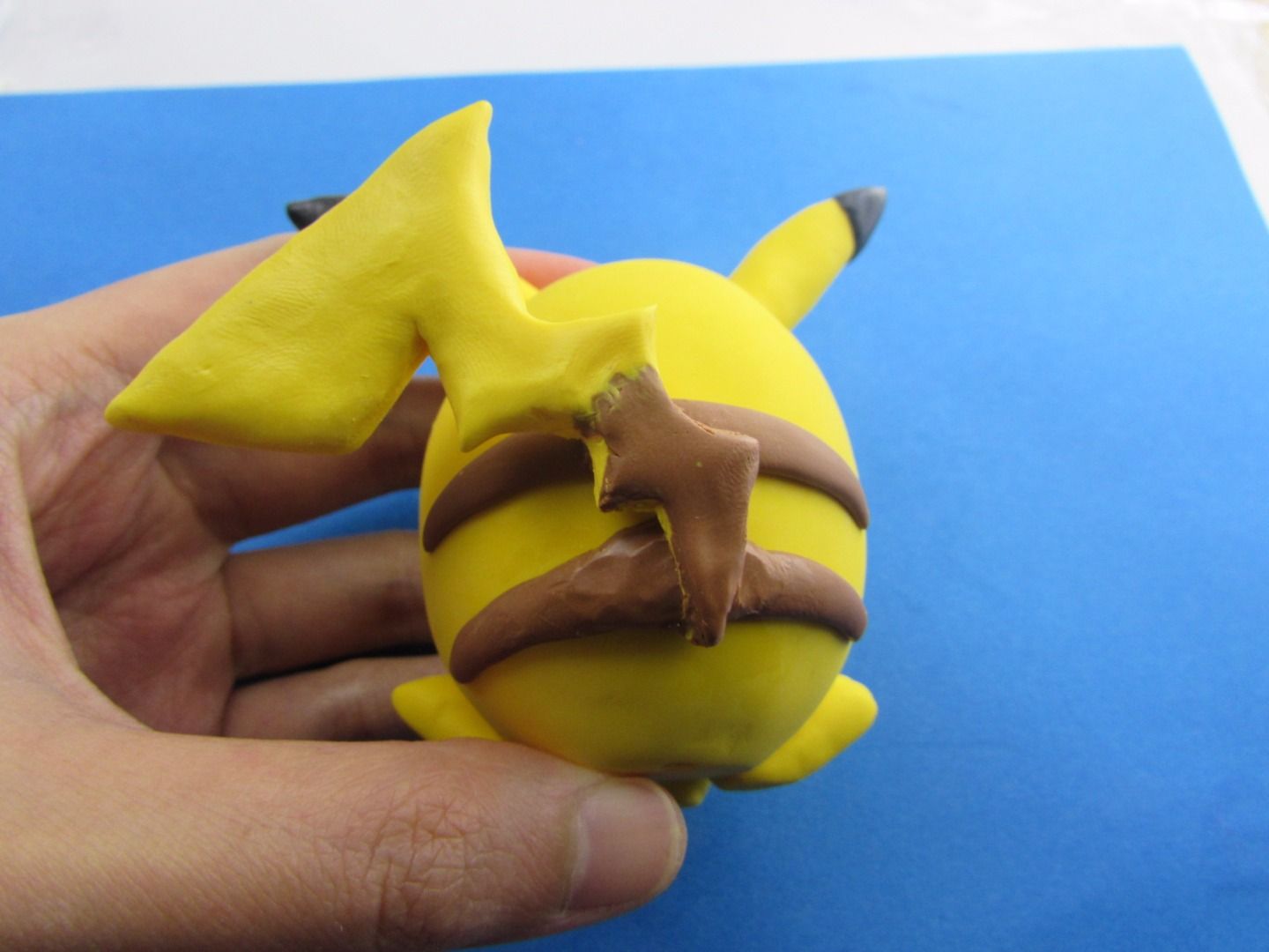 Pikachu Pokemon Polymer Clay Egg Figurine : 5 Steps (with Pictures ...