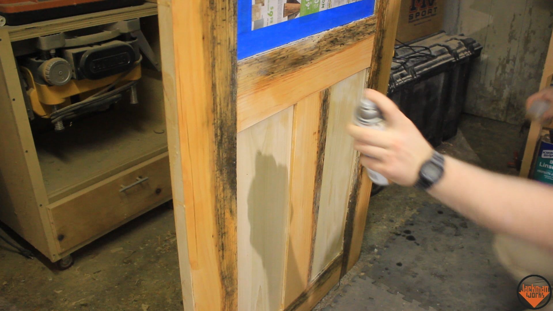Building a Reclaimed Wood Door From Scratch (Mission Style) : 8 Steps ...
