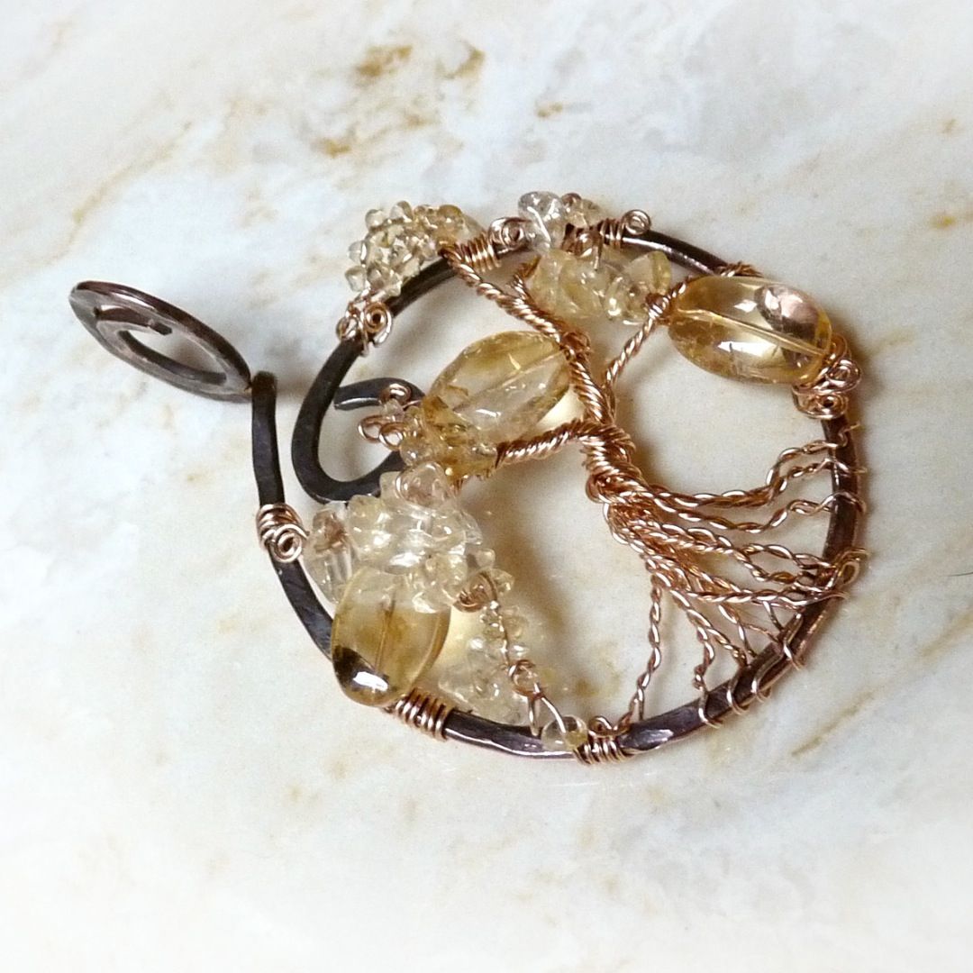 Hammered Wire Tree Necklace : 20 Steps (with Pictures) - Instructables