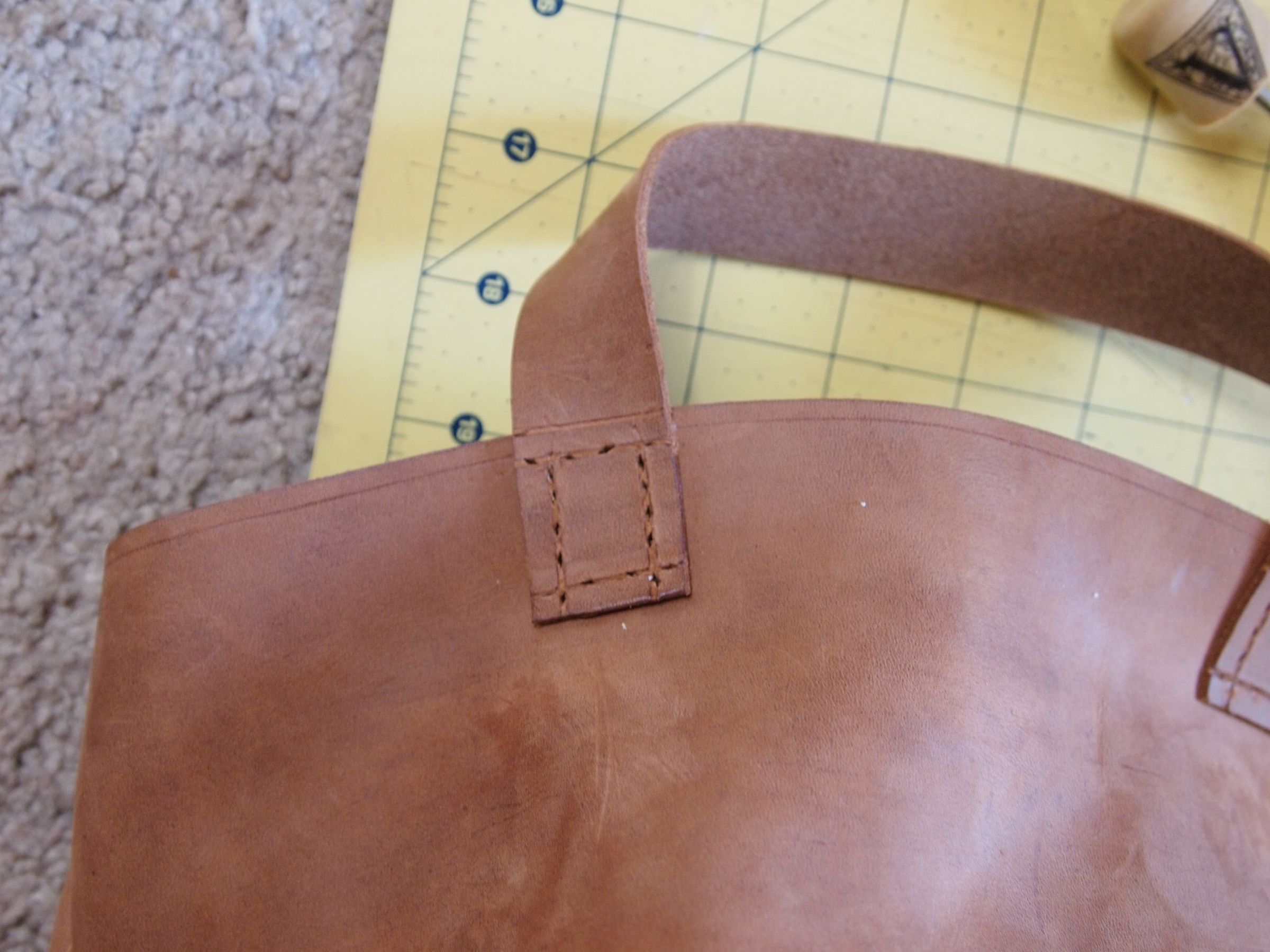 Leather Tote - DIY : 7 Steps (with Pictures) - Instructables