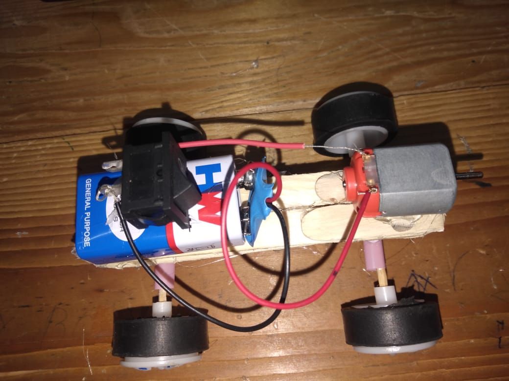 DC MOTOR CAR : 4 Steps - Instructables
