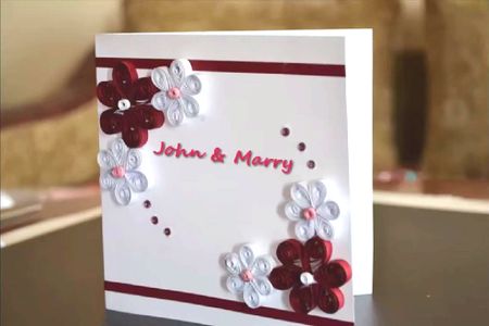 Quilling Wedding Card : 9 Steps (with Pictures) - Instructables