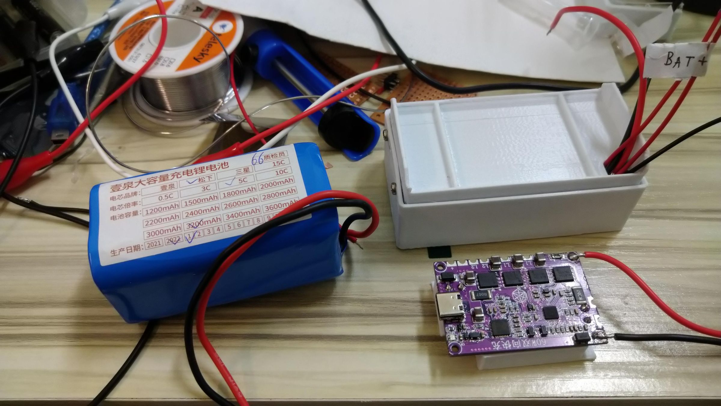 DIY 60W PD Power Bank With Arduino Real Time Battery Info Display : 9 ...