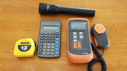 Measureing Lux, Flashlight Beam Distance, Throw, Range, Yards, Meters ...