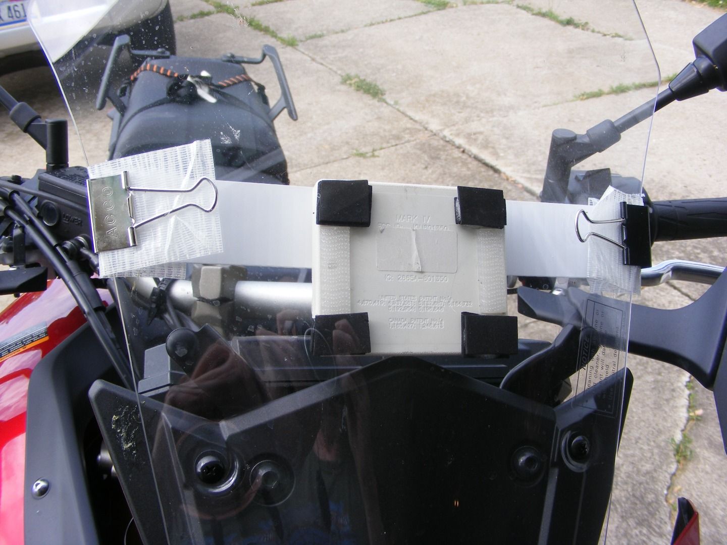 Easy Motorcycle Windscreen Toll Road Transponder Quick Mount (EZ-PASS ...