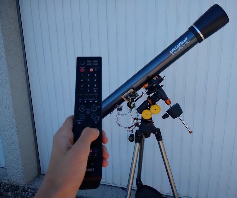 Remote Controlled Telescope Arduino 3 Steps Instructables 