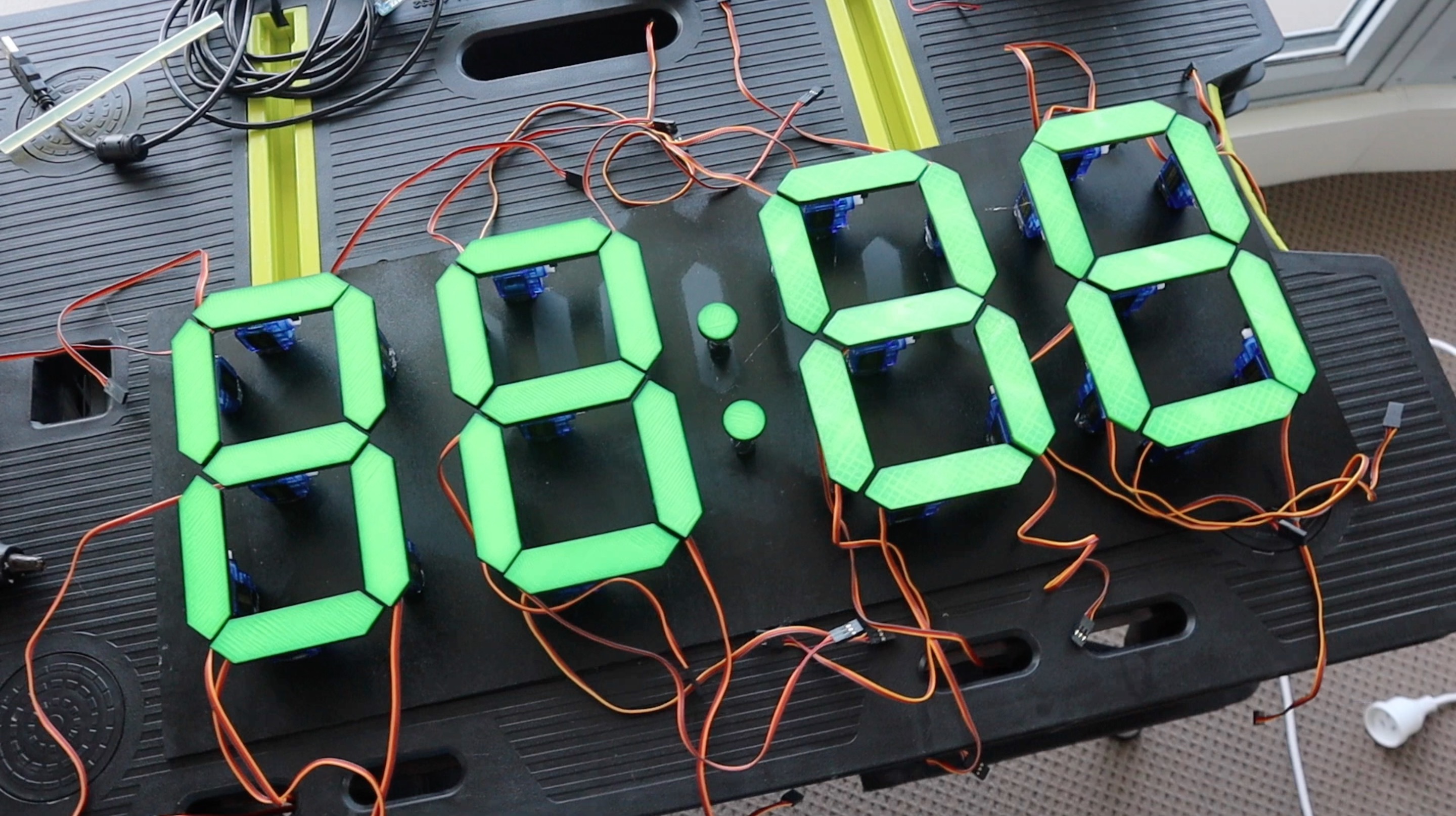 Mechanical Seven Segment Display Clock : 7 Steps (with Pictures ...