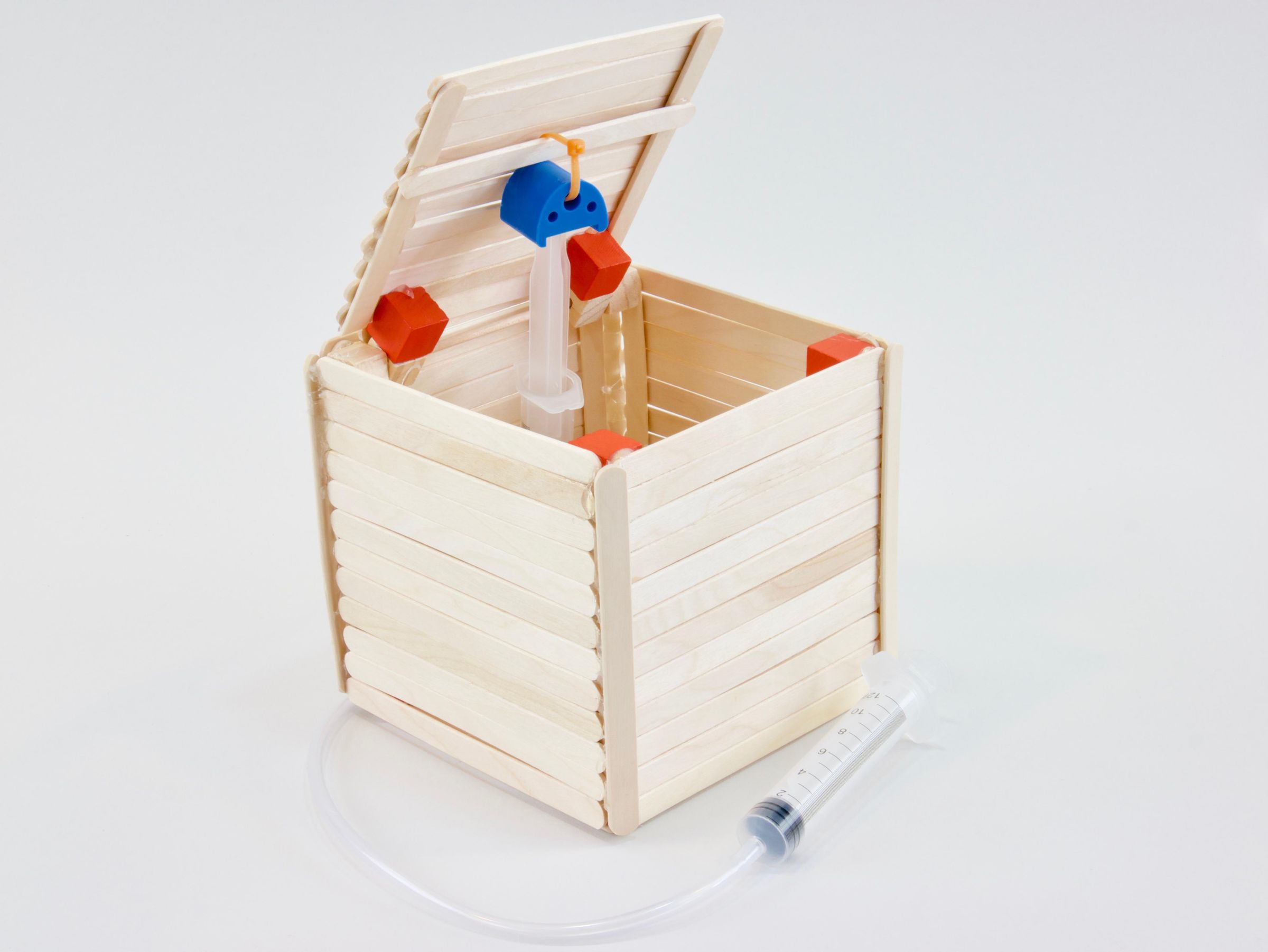 Hydraulic Craft Stick Box : 7 Steps (with Pictures) - Instructables