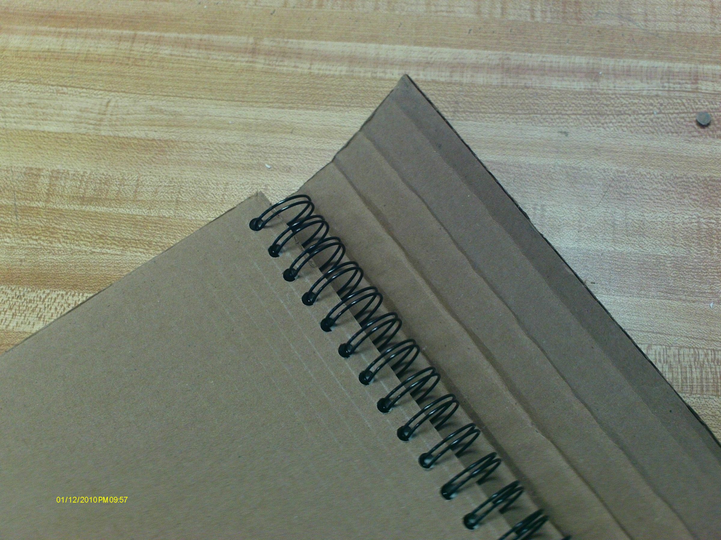 The Amazing Twist-Locking Cardboard Sketchbook : 10 Steps (with ...