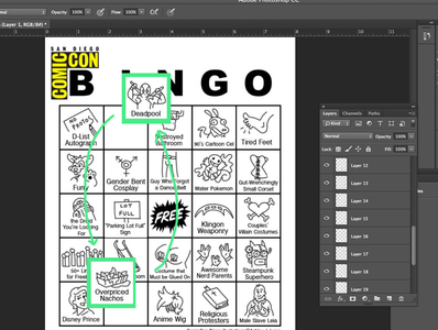 Comic Con Bingo : 5 Steps (with Pictures) - Instructables