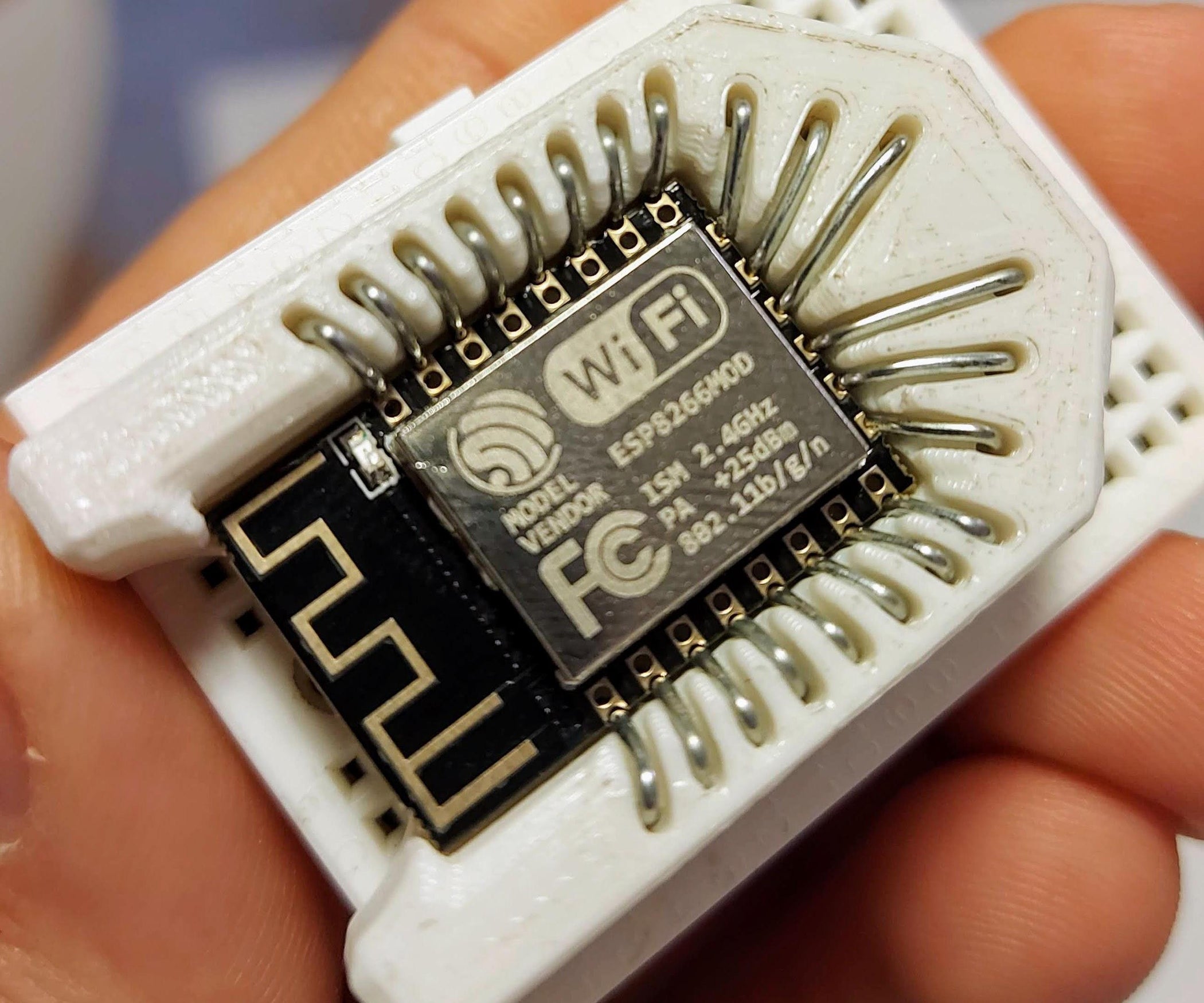 Diy Esp8266 Esp 12 Socket Snap Fit Breadboard Friendly No Soldering