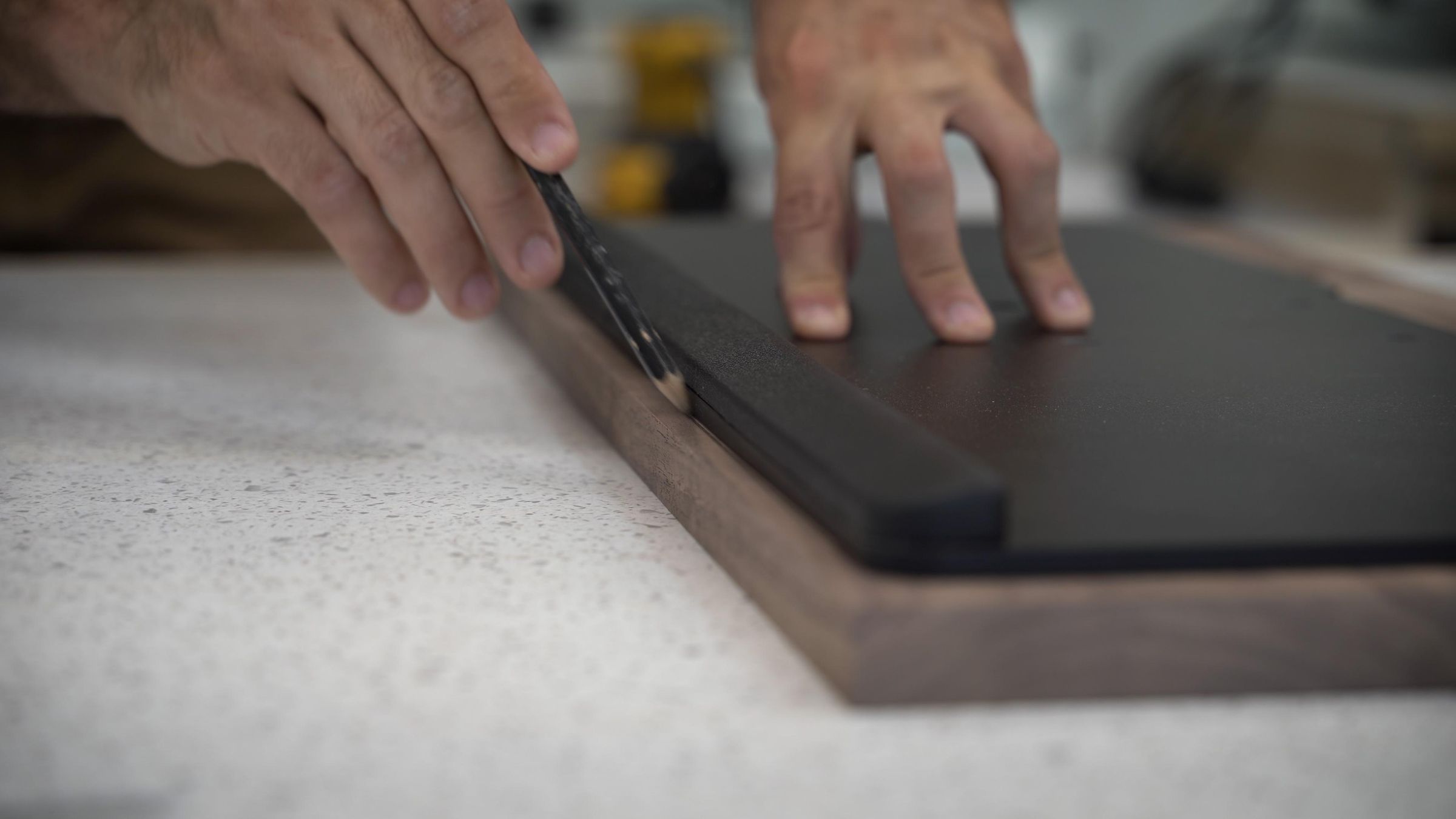 DIY Walnut and Leather Keyboard Tray : 26 Steps (with Pictures ...