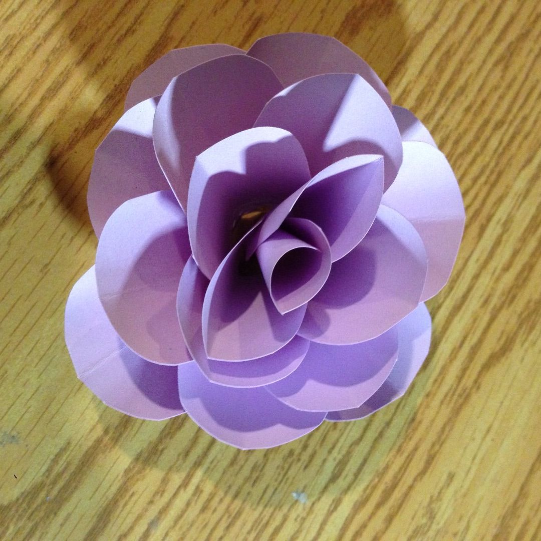Cardstock Paper Flowers : 5 Steps (with Pictures) - Instructables