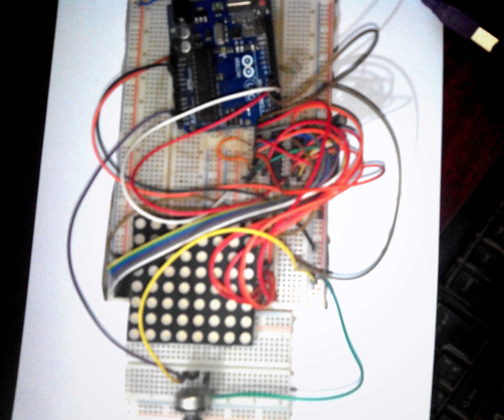 Arduino Ping Pong With 88 Dot Matrix And Max7219 5 Steps Instructables
