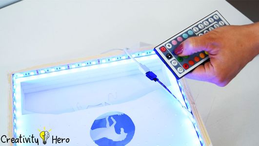 How to Create a 3D Paper Cut Light Box | DIY Project : 12 Steps (with ...
