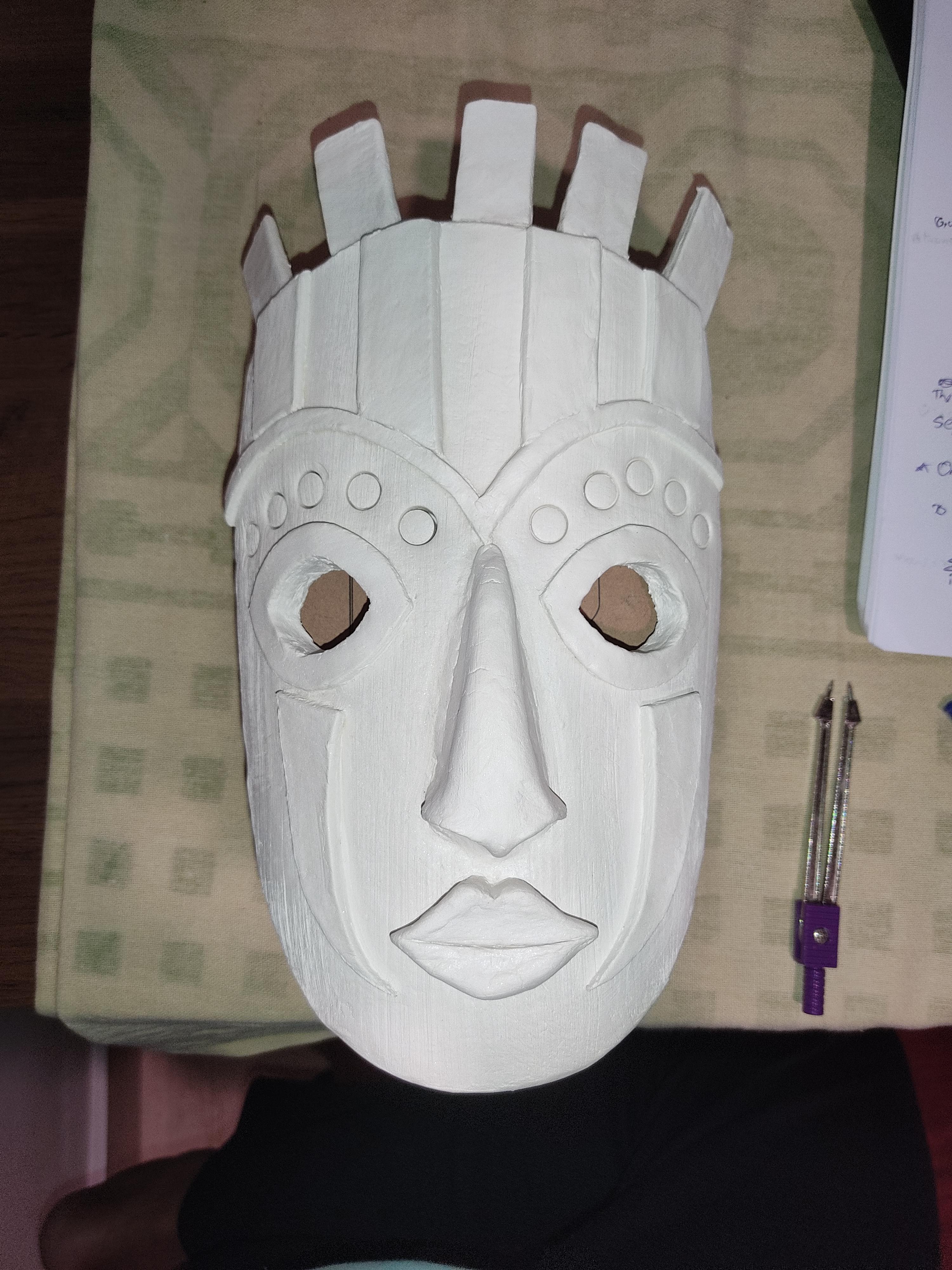 Tribal Mask Using Air Dry Clay : 8 Steps - Instructables