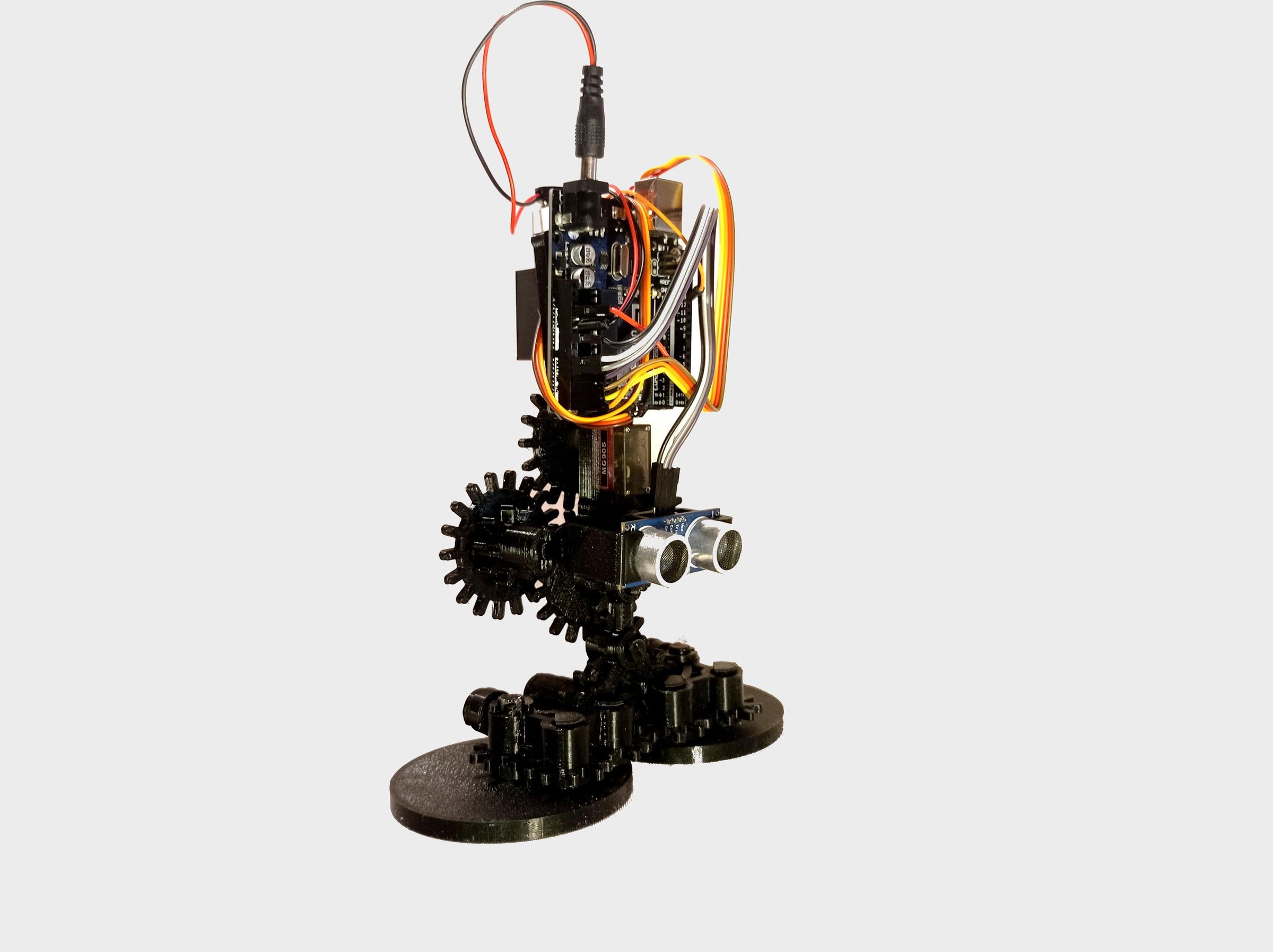 Cogsy the 1 Servo Omnidirectional Biped Robot for 15 $, 3D Printed, Arduino : 5 Steps ...