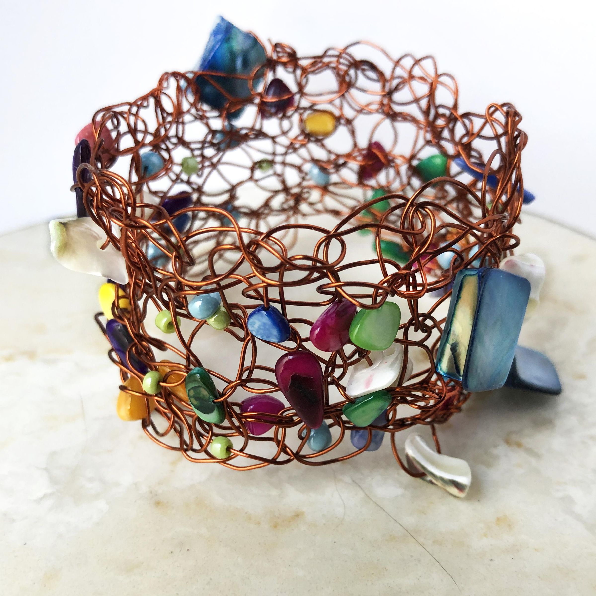 Crocheted Wire Seashell Bracelet : 14 Steps (with Pictures) - Instructables