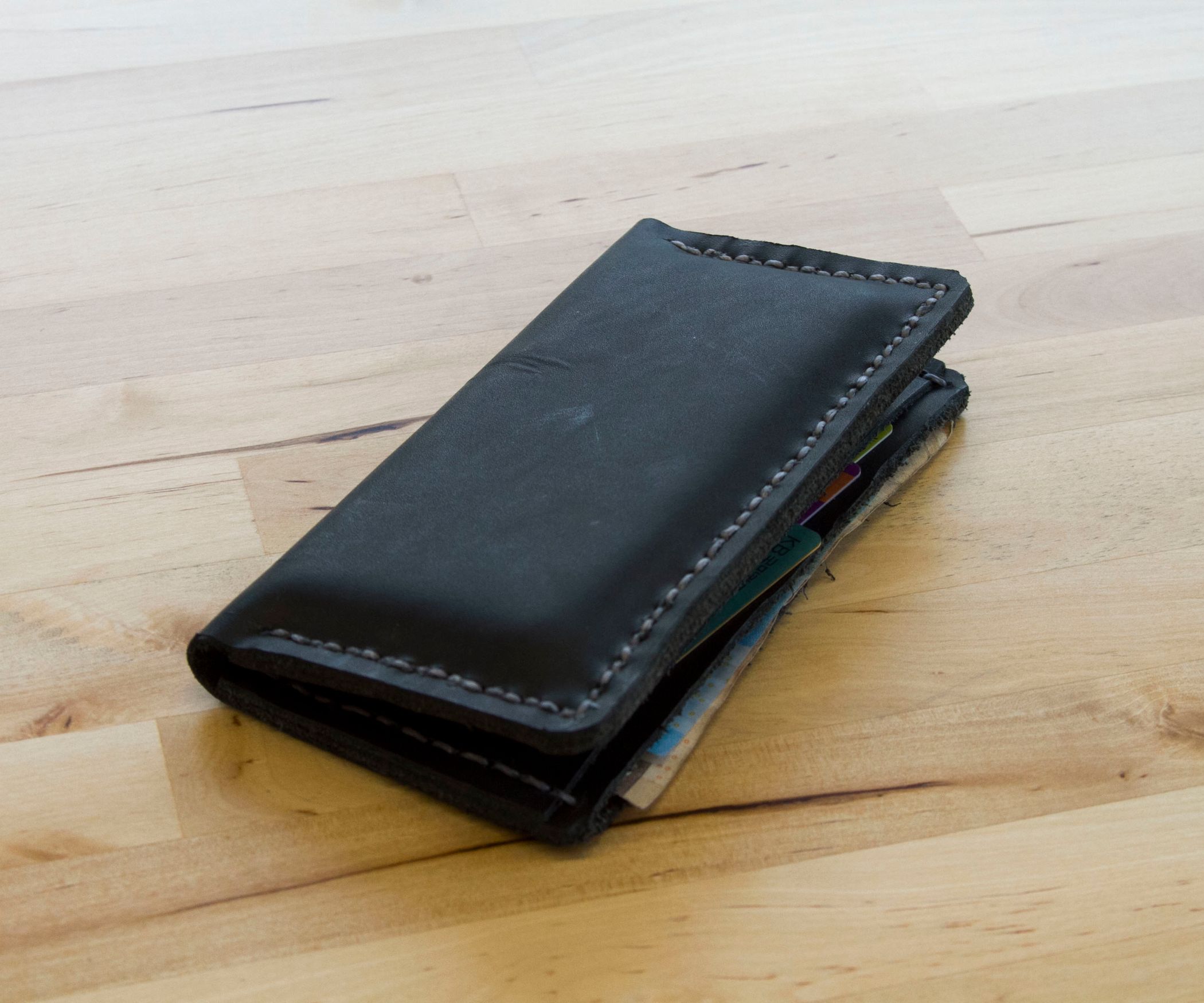 Wallet Made Out Car Leather : 10 Steps (with Pictures) - Instructables