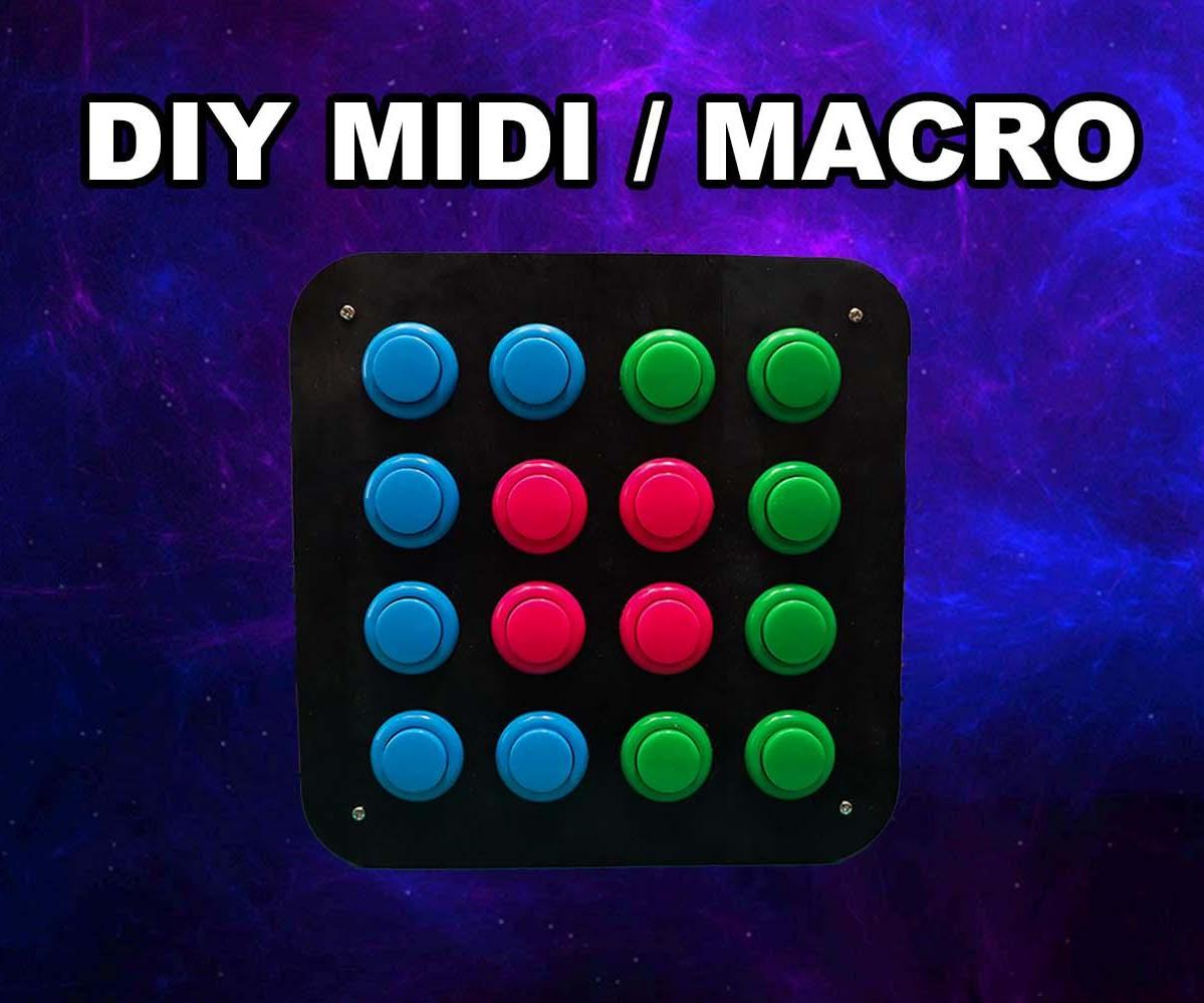 Building a MIDI Controller / MacroPad : 8 Steps (with Pictures) - Instructables