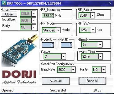 Make Lora Node and Lora Gateway by Using DORJI DRF1276DM Module : 6 ...