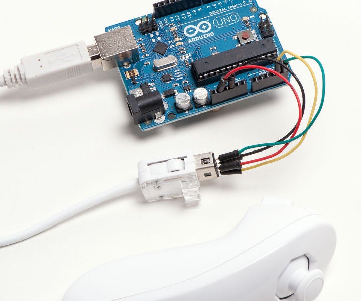 Arduino Wii Nunchuck Controller 4 Steps With Pictures Instructables
