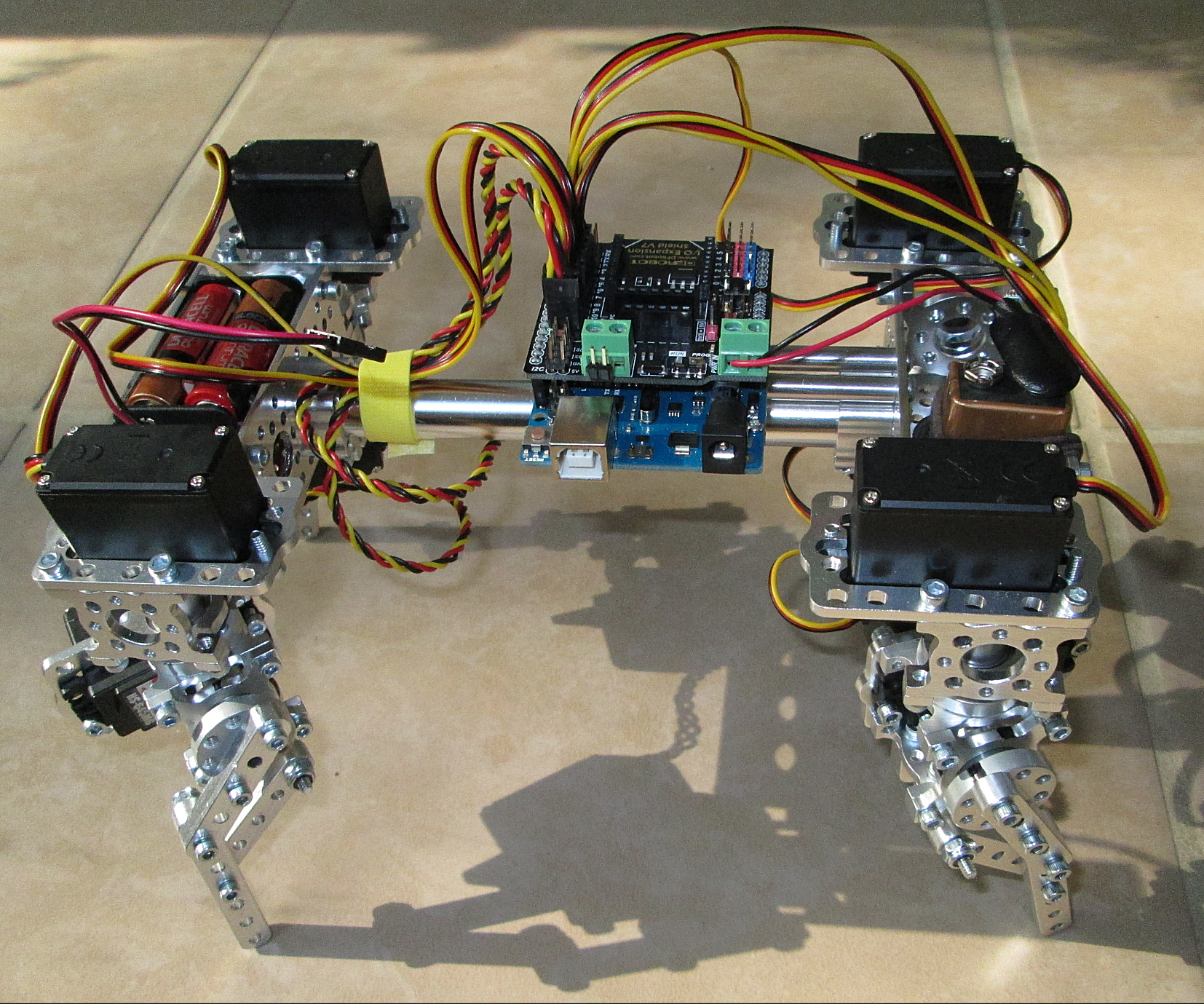 Build an Actobotics Quadruped Robot : 16 Steps (with Pictures) - Instructables
