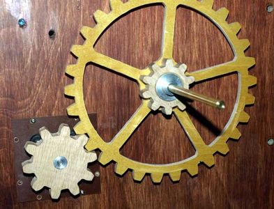 Wood Gear Clock With Stepper Motor Drive : 19 Steps (with Pictures ...