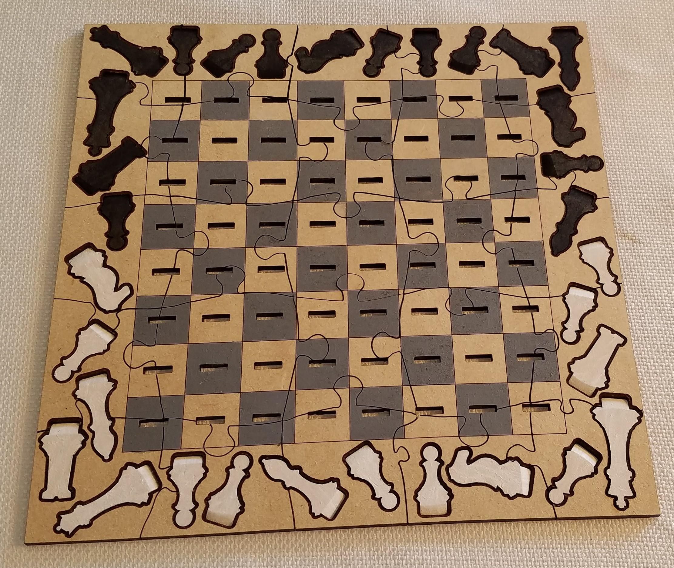 Laser Cut Playable Chess Puzzle : 11 Steps (with Pictures) - Instructables
