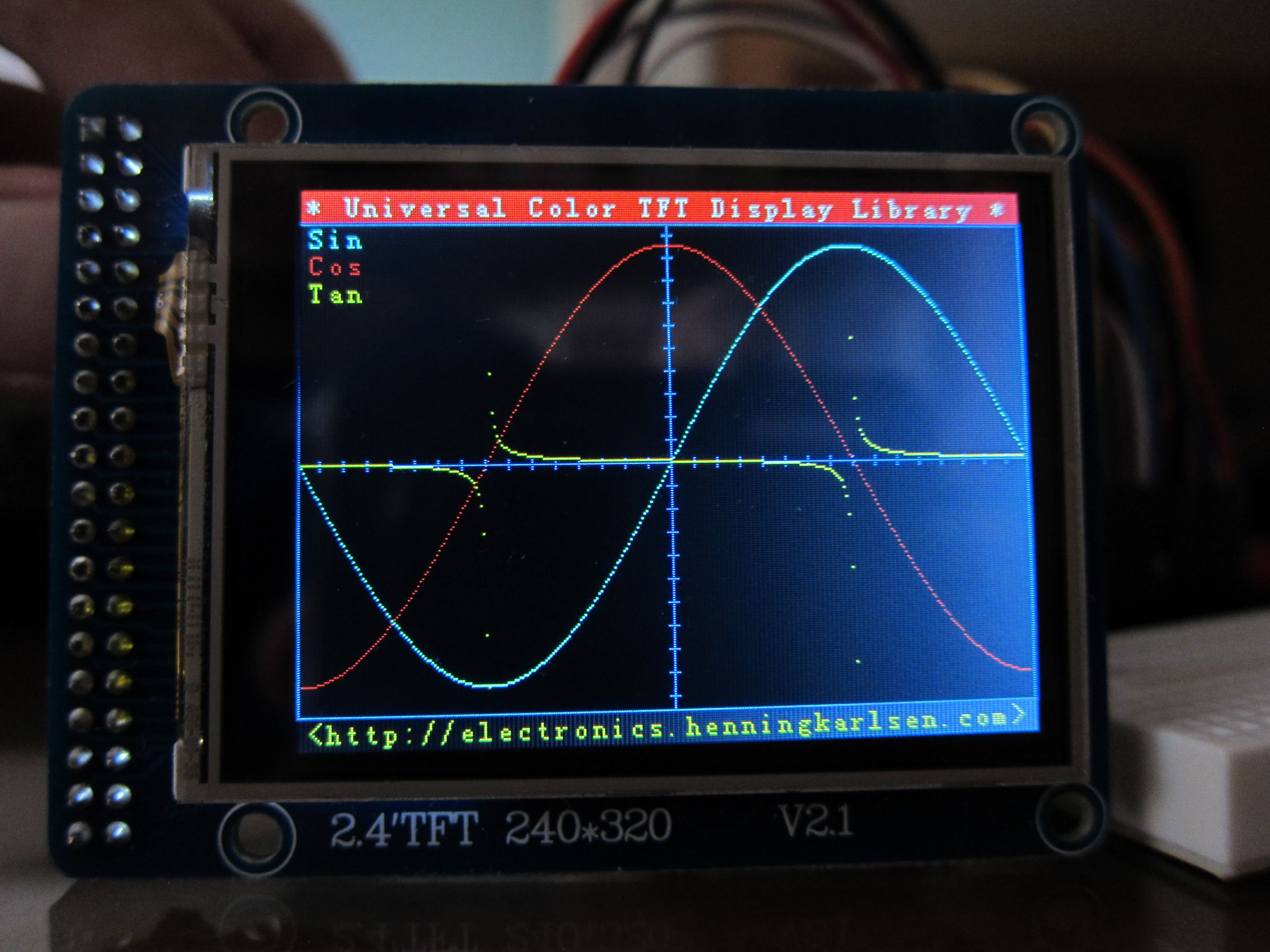 My Second Project: Arduino 2.4" TFT : 4 Steps - Instructables