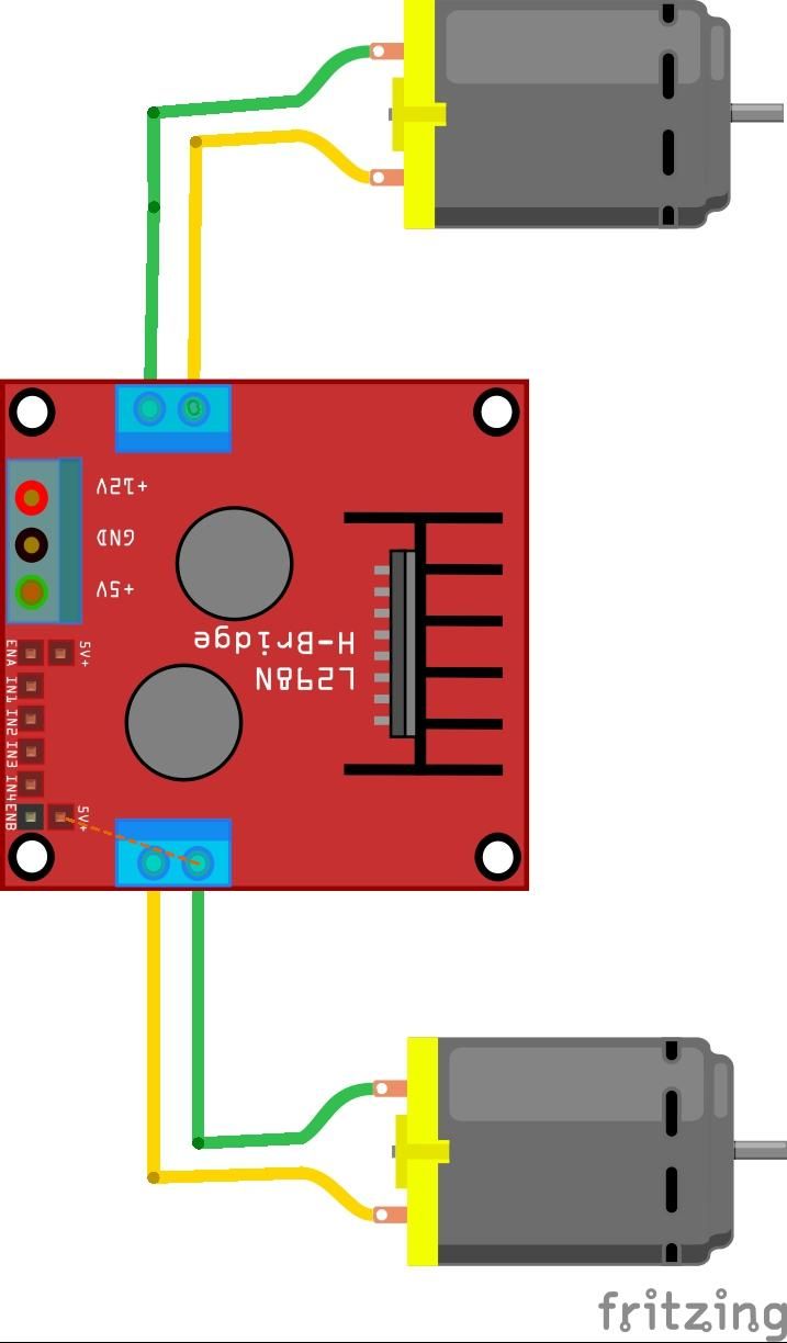 Fritzing l298n - battlemaq