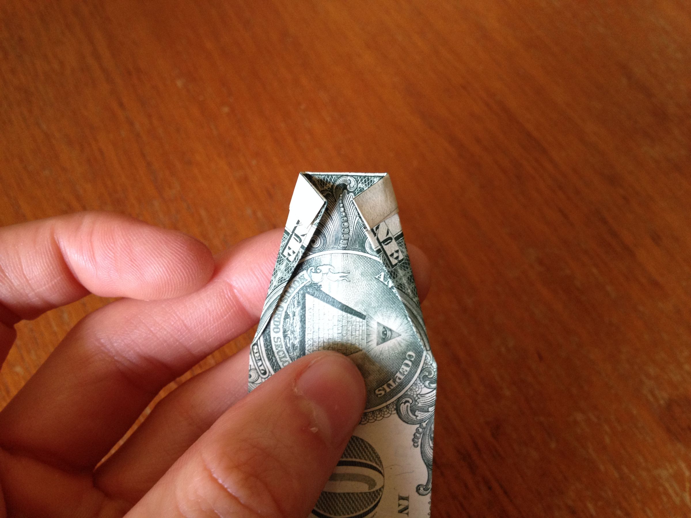 Dollar Bill Origami- Shirt and Tie : 15 Steps (with Pictures ...