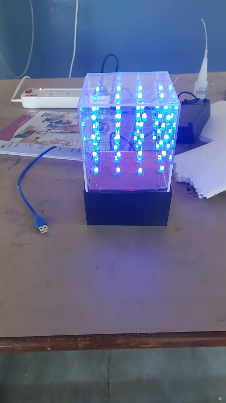 4x4x4 LED Cube (Arduino Uno) : 7 Steps (with Pictures) - Instructables