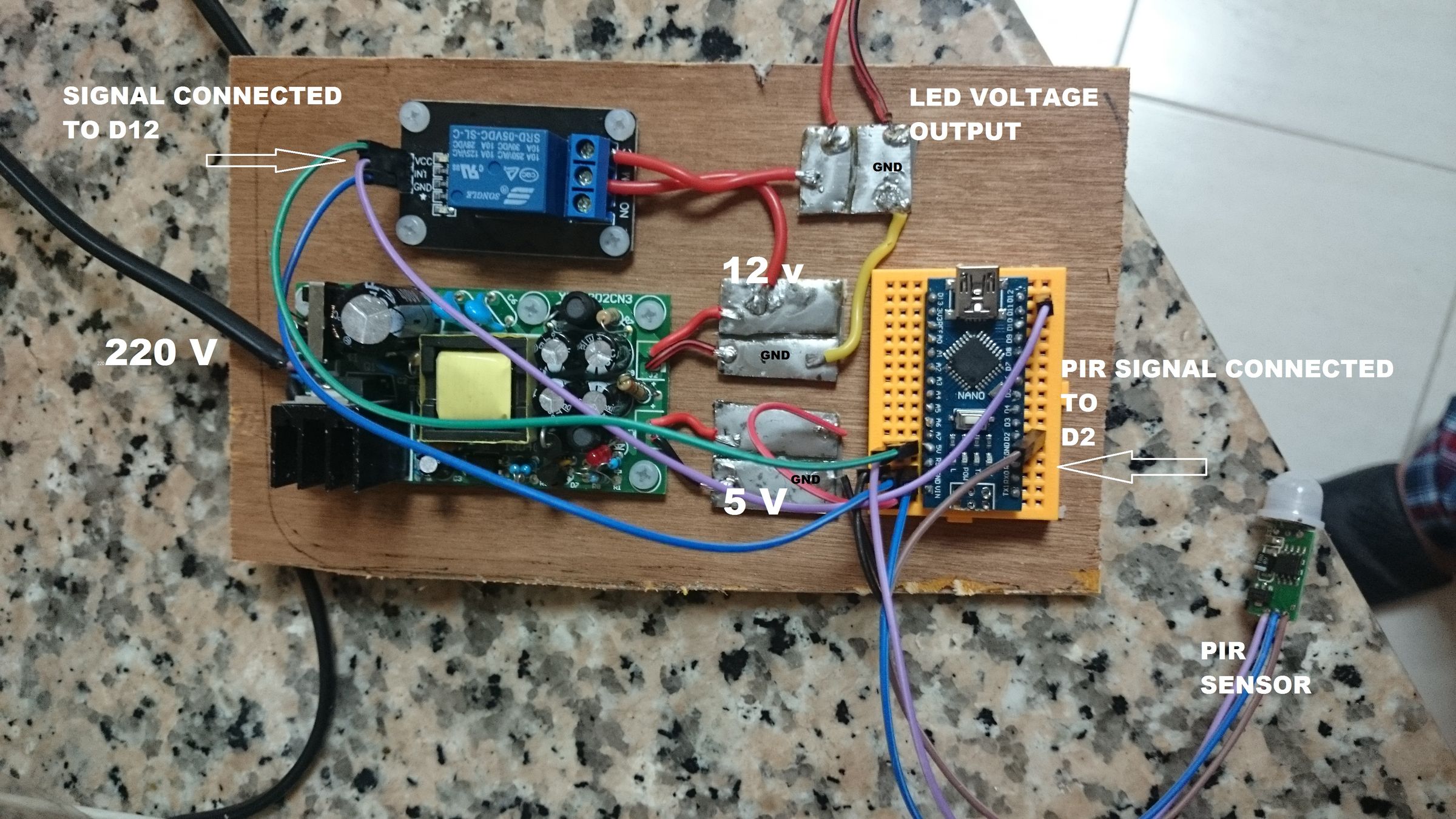 Motion Detection Lights : 7 Steps (with Pictures) - Instructables
