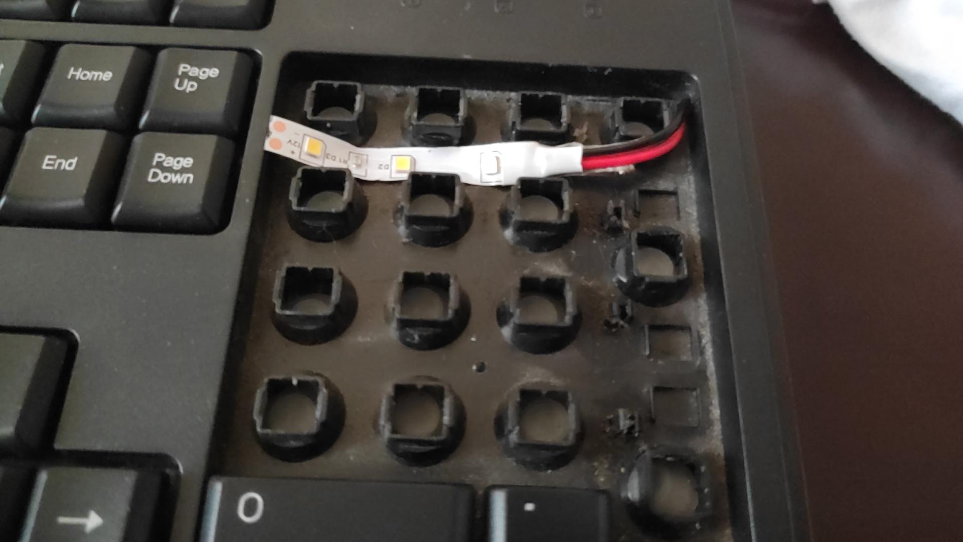 DIY Backlit Keyboard: Convert Non Backlit Keyboard Into a Backlit ...