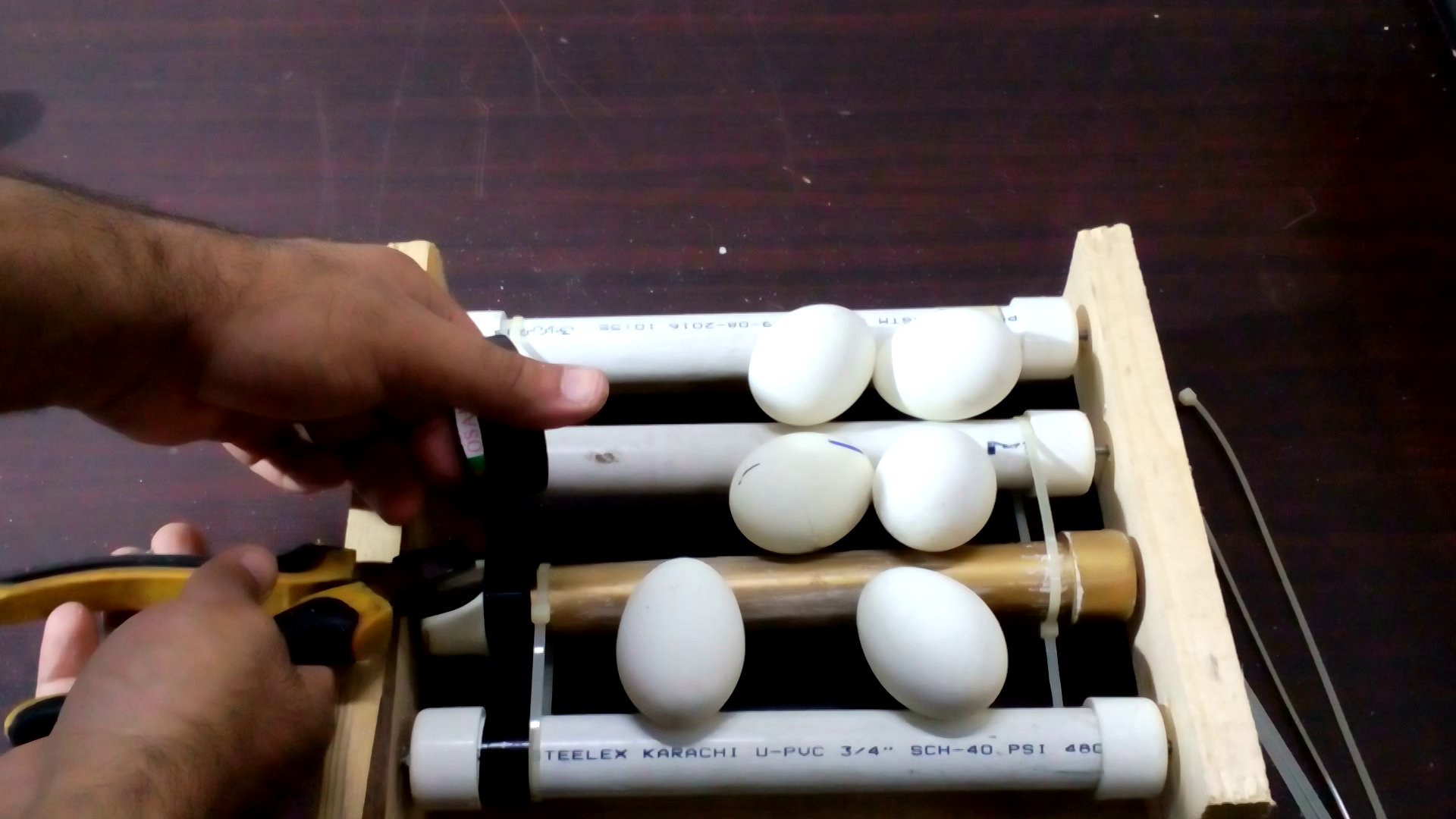 How to Make Automatic Rotating Egg Tray From PVC and Wood : 5 Steps ...