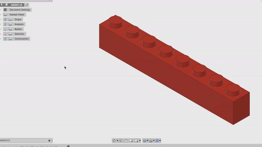 Parametric Lego Bricks in Fusion 360 : 6 Steps (with Pictures ...